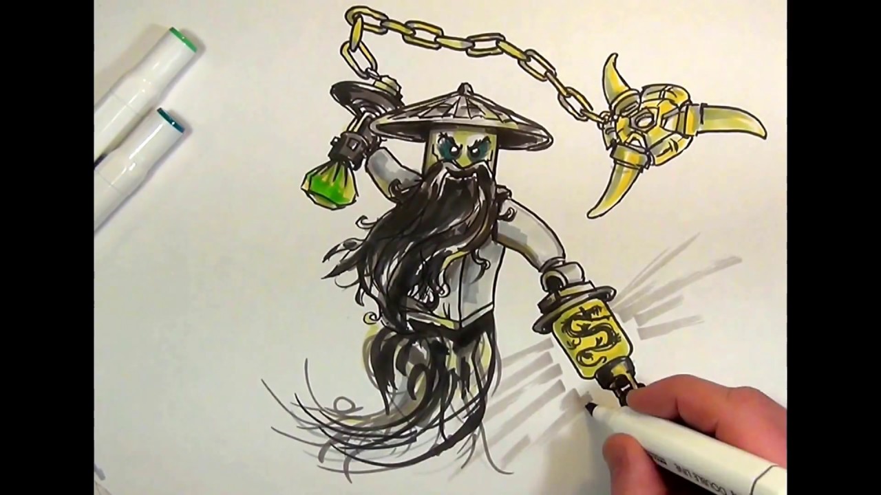 How to Draw SENSEI YANG #NINJAGO#LEGO - YouTube