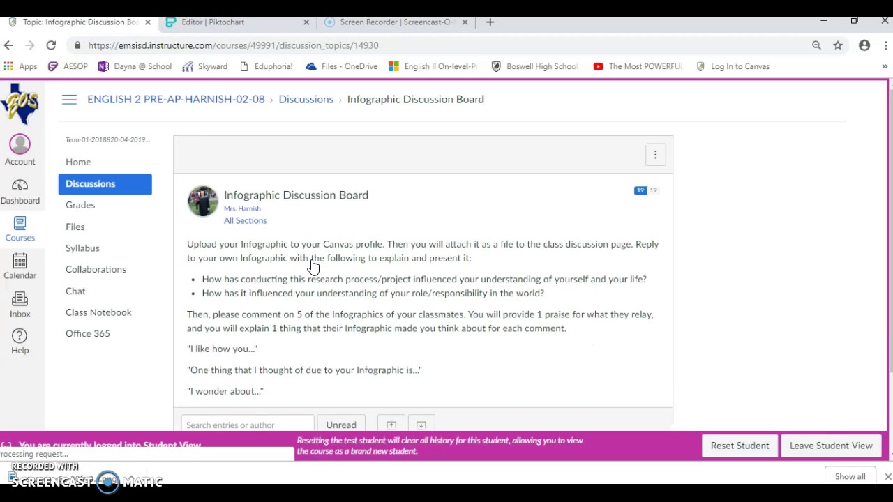 Uploading Infographic To Class Canvas Discussion Board YouTube Uploading Infographic To Class Canvas Discussion Board YouTube
