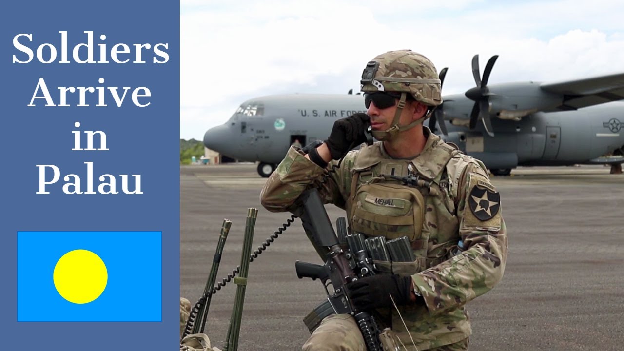 U.S. Soldiers Arrive in Palau for Exercise Pacific Pathways - YouTube