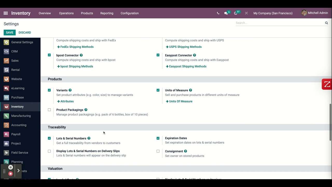 Odoo Supply Chain Module - YouTube