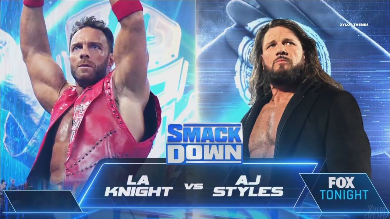 LA Knight vs Aj Styles | SmackDown 01/19/24 - YouTube