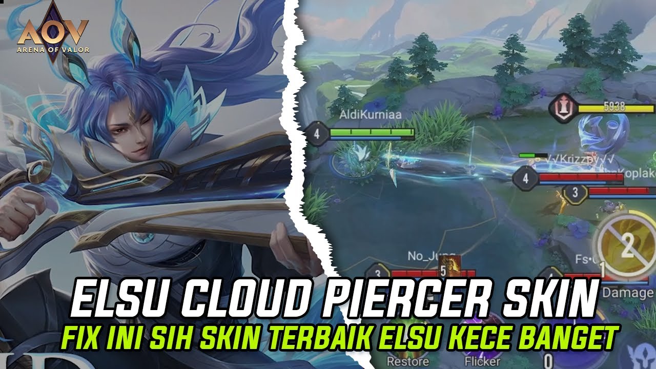 Elsu Cloud Piercer Skin!! Skin Collab Ama HOK Emang Gapernah Ada Yang ...