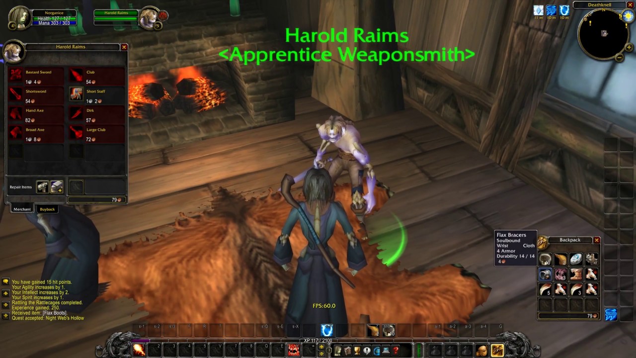 WoW - Vanilla - UNDEAD Starting Experience [Level 1 to 5] on Nostalrius ...