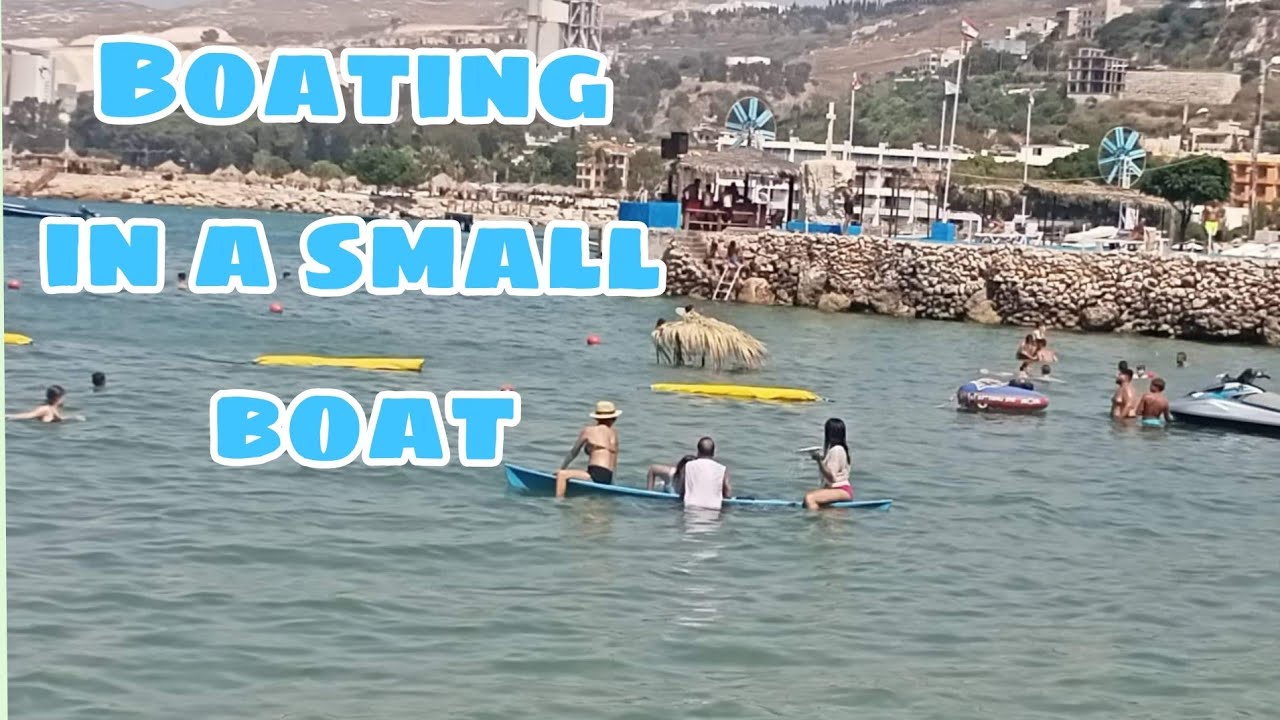 Boating in a small boat. - YouTube