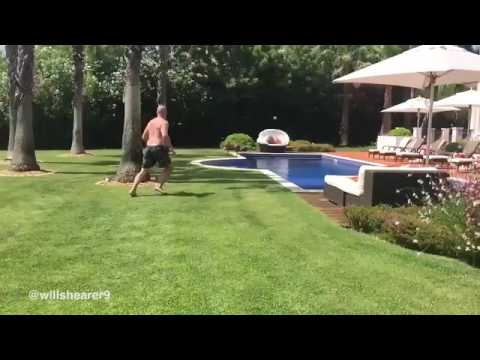 Alan Shearer Scored even on his summer holiday - YouTube