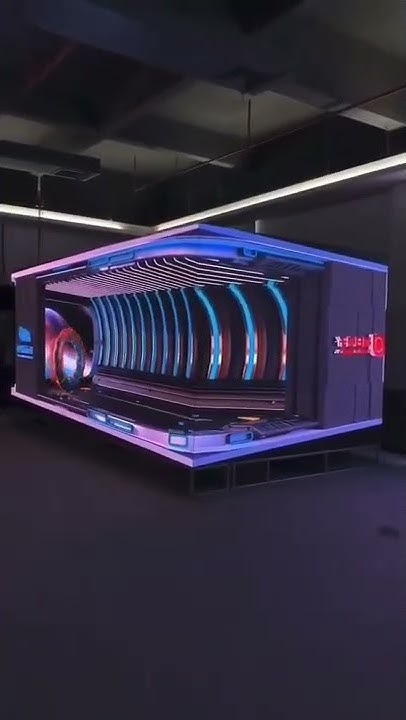 Indoor nake eyed 3D visual display effective LED video wall - YouTube