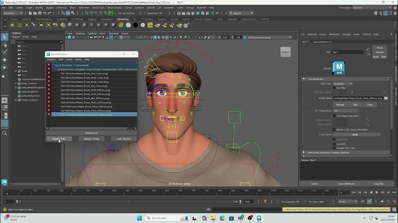 How to add textures in maya with maps manually - YouTube