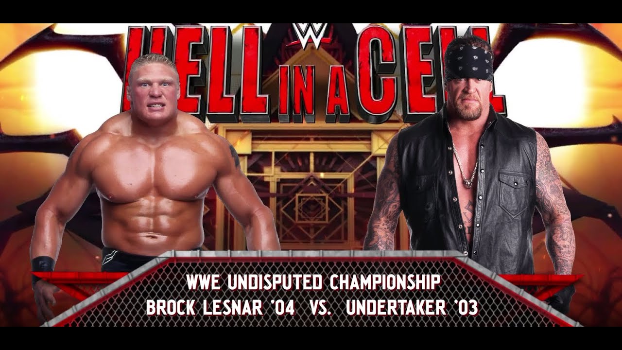 WWE Brock Lesnar vs The Undertaker: Hell in a Cell - YouTube