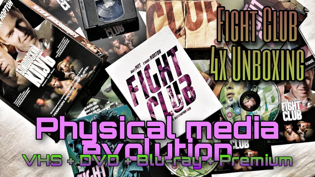 Fight Club - Black Barons Limited Steelbook Edition [Unboxing VHS DVD ...