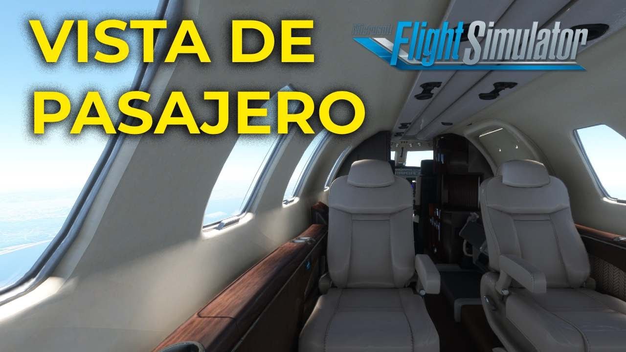 Cómo poner vista de pasajero en Microsoft Flight Simulator 2020 - YouTube