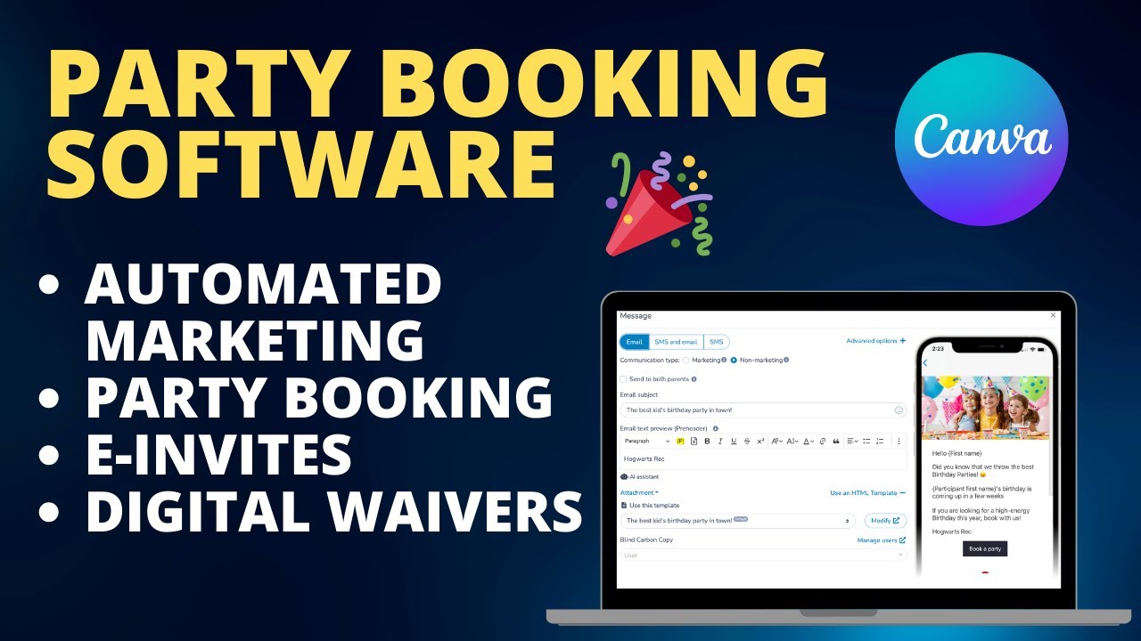 Birthday Party Booking Software - Increase Party Sales - YouTube