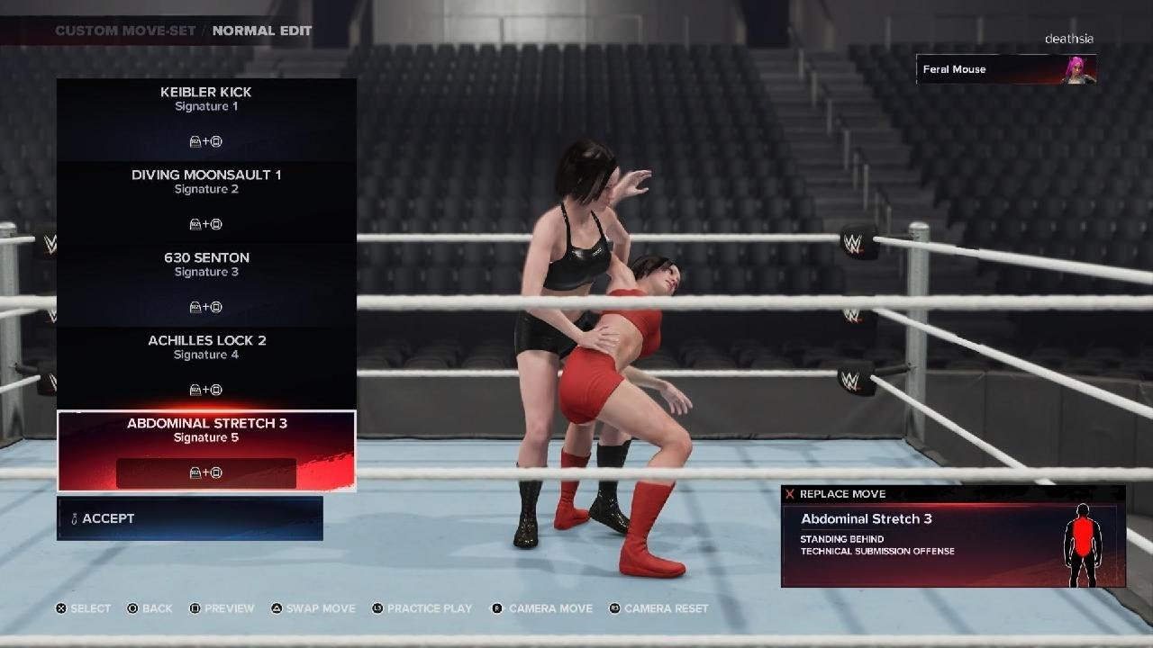 Odd practice mode bug wwe 2k 2024 - YouTube