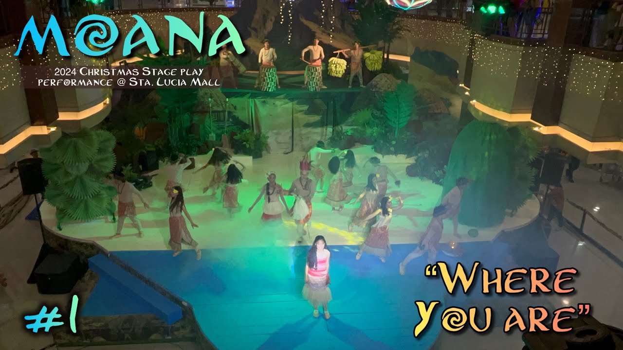 Disney’s Moana - “INTRO: Where You Are” 🏝️🥥 | Stage Play Performance ...