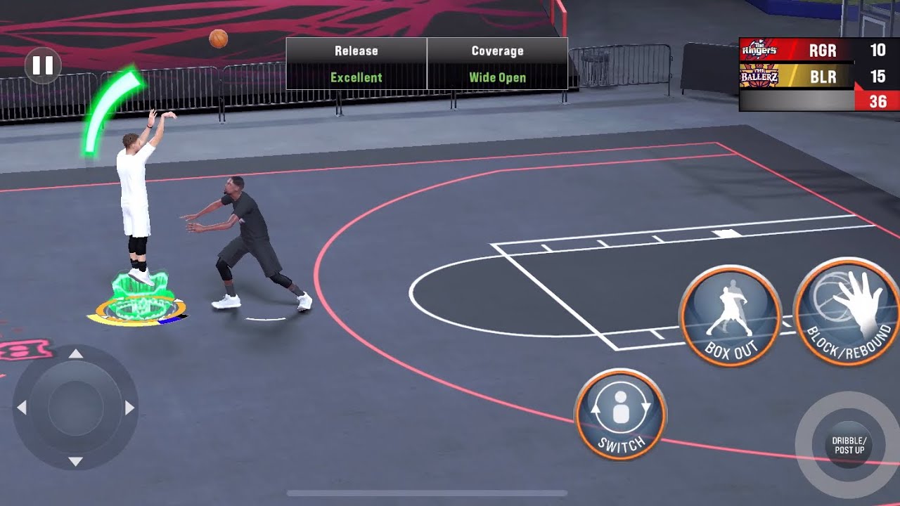 NBA 2K23 mobile blacktop 1v1 Kevin Durant vs Stephen Curry - YouTube