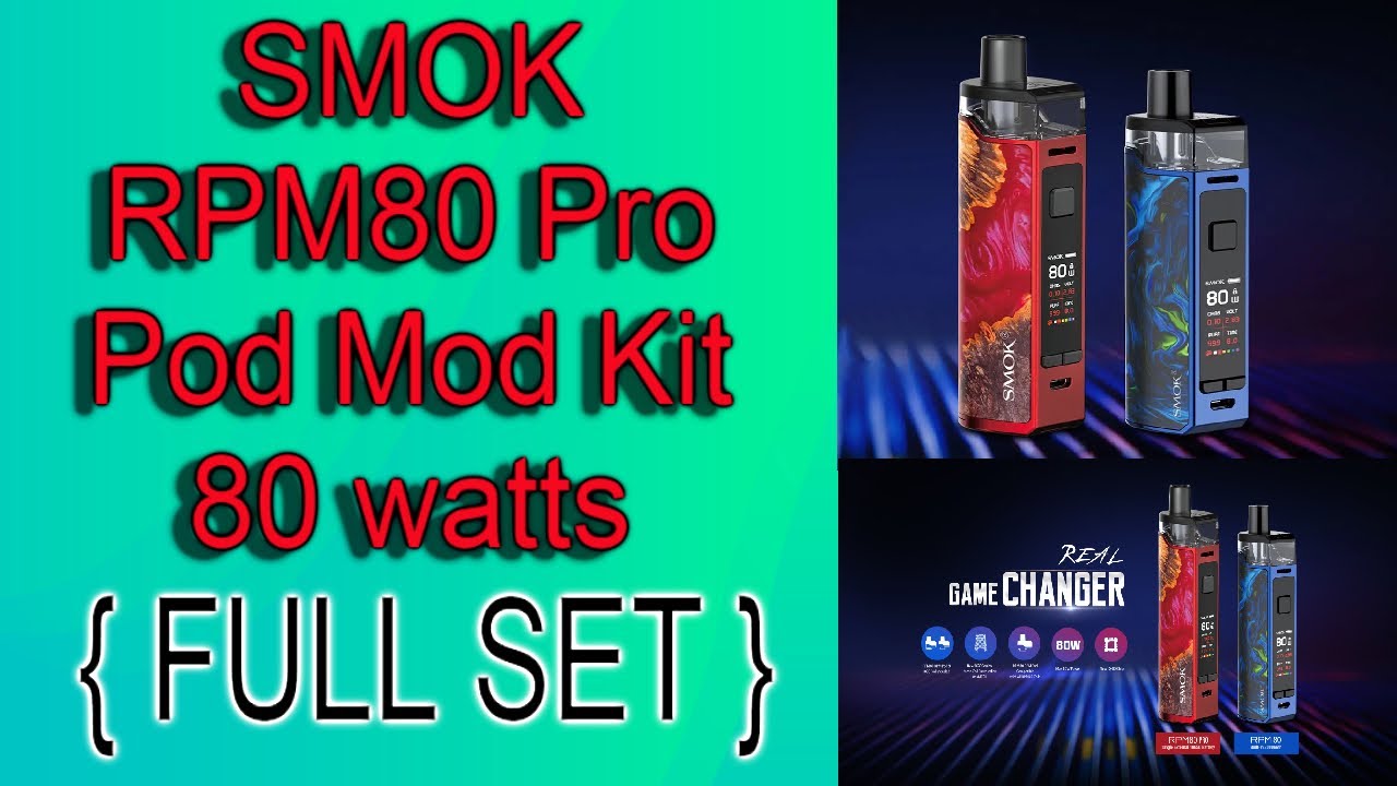 SMOK RPM80 PRO POD MOD KIT { FULL SET } UNBOXING TAGALOG - YouTube