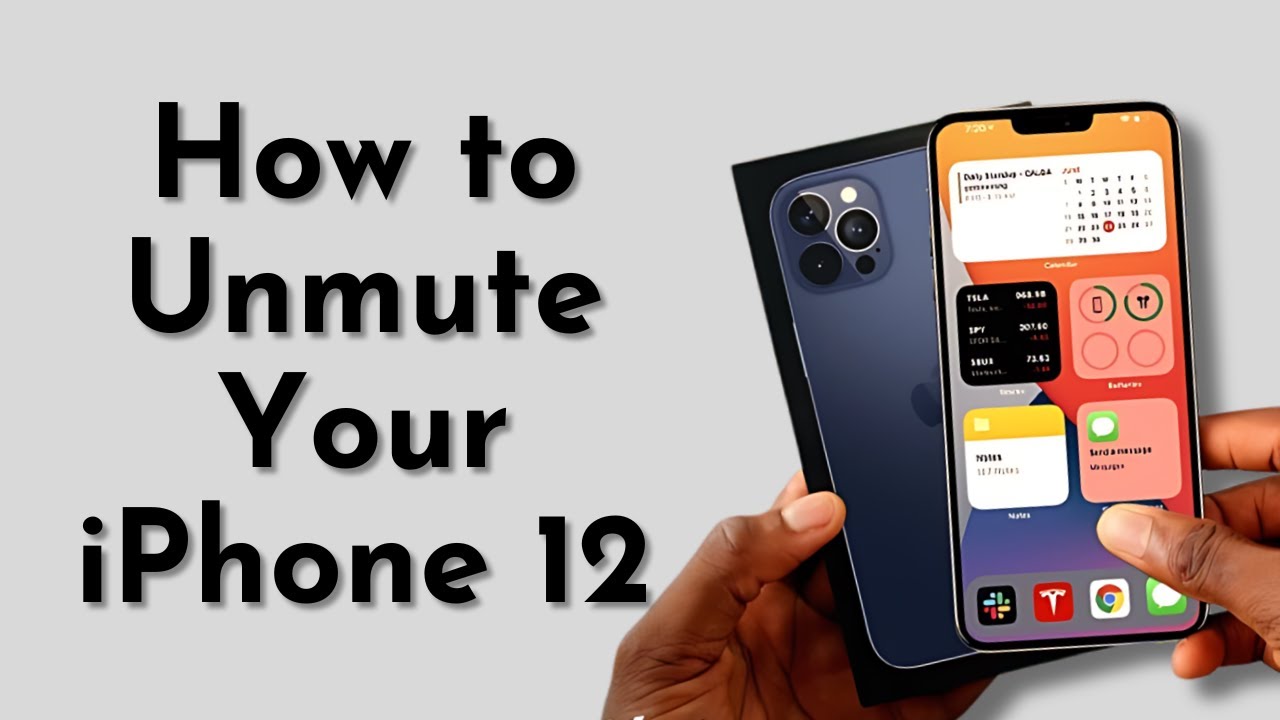 How to Unmute Your iPhone 12: Quick Guide! - YouTube