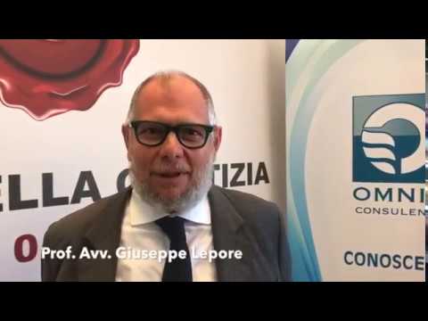 Intervista al Prof. Giuseppe Lepore salone della giustizia evento ...