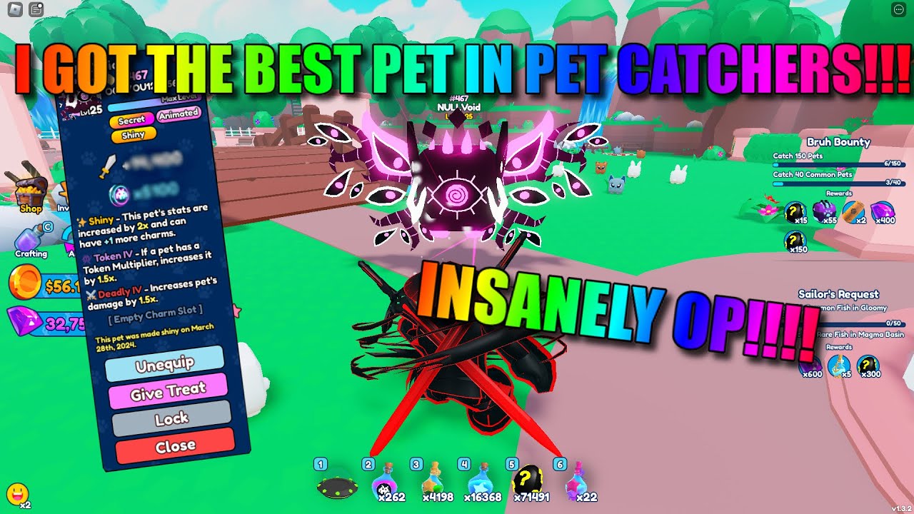 I HATCHED THE BEST PET IN PET CATCHERS Roblox!!! - YouTube