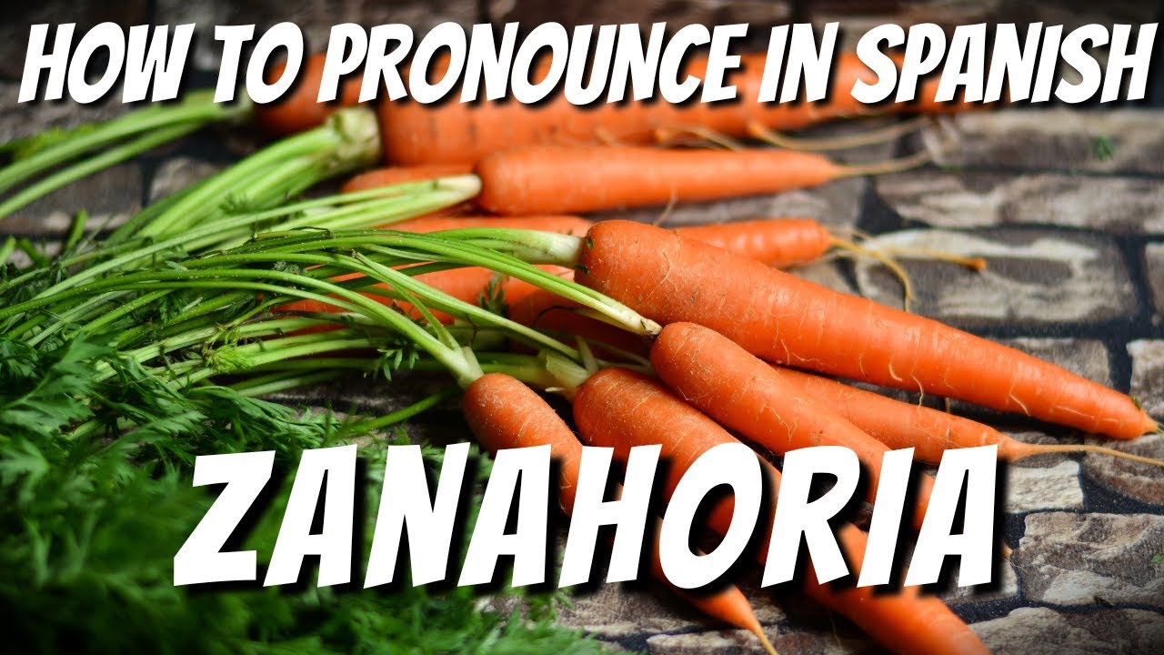 How To Pronounce ZANAHORIA In Spanish Learn How To Say CARROT In how-to-pronounce-zanahoria-in-spanish-learn-how-to-say-carrot-in
