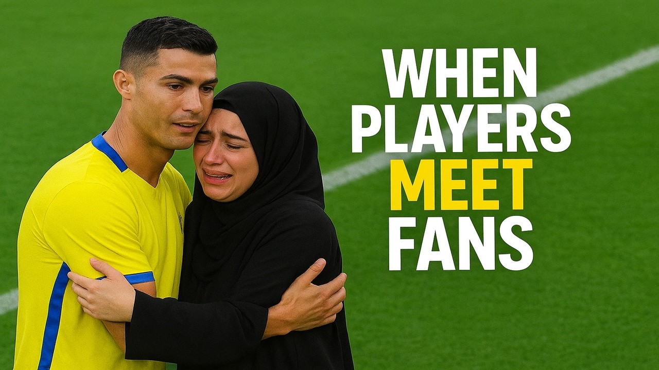 Unforgettable Moments: Football Stars Meeting Their Fans - YouTube