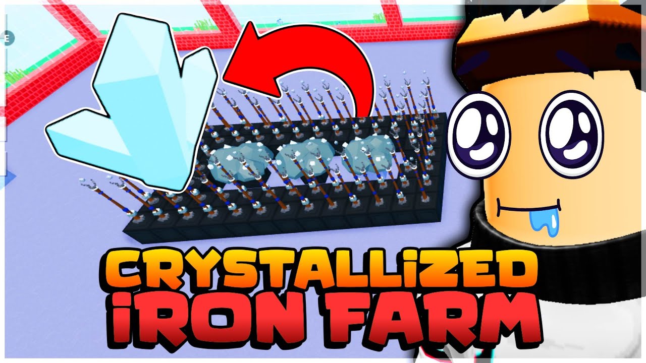 COMO FARMAR CRYSTALLIZED IRON AFK NO SKYBLOCK ROBLOX - YouTube