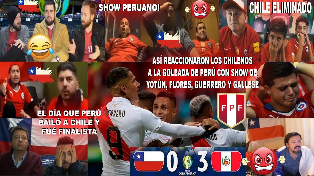 ASÍ VIVIERON LOS CHILENOS EL DIÁ QUE PERÚ HUMILLÓ A CHILE 3-0 CON SHOW ...
