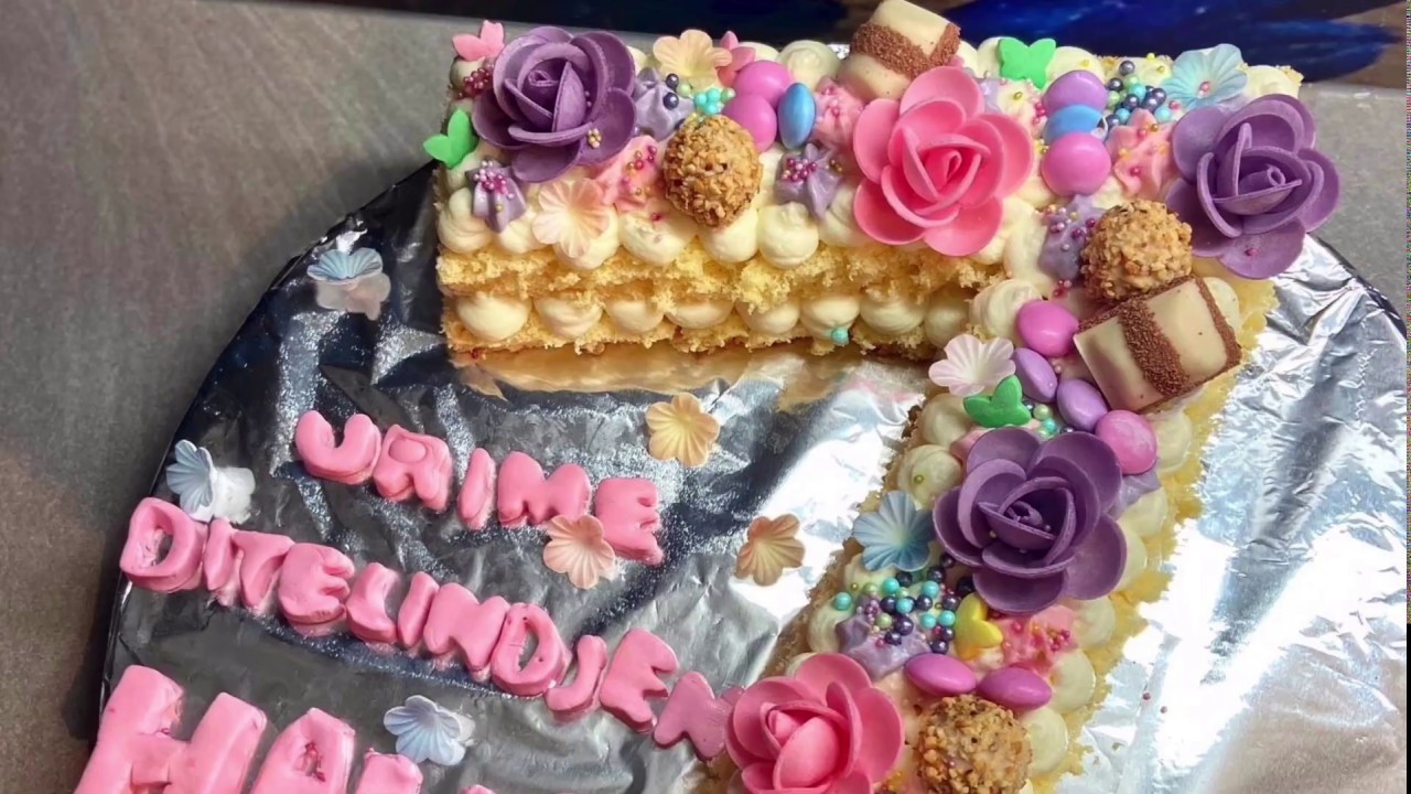 Number Cake / Zahlen Torte - YouTube