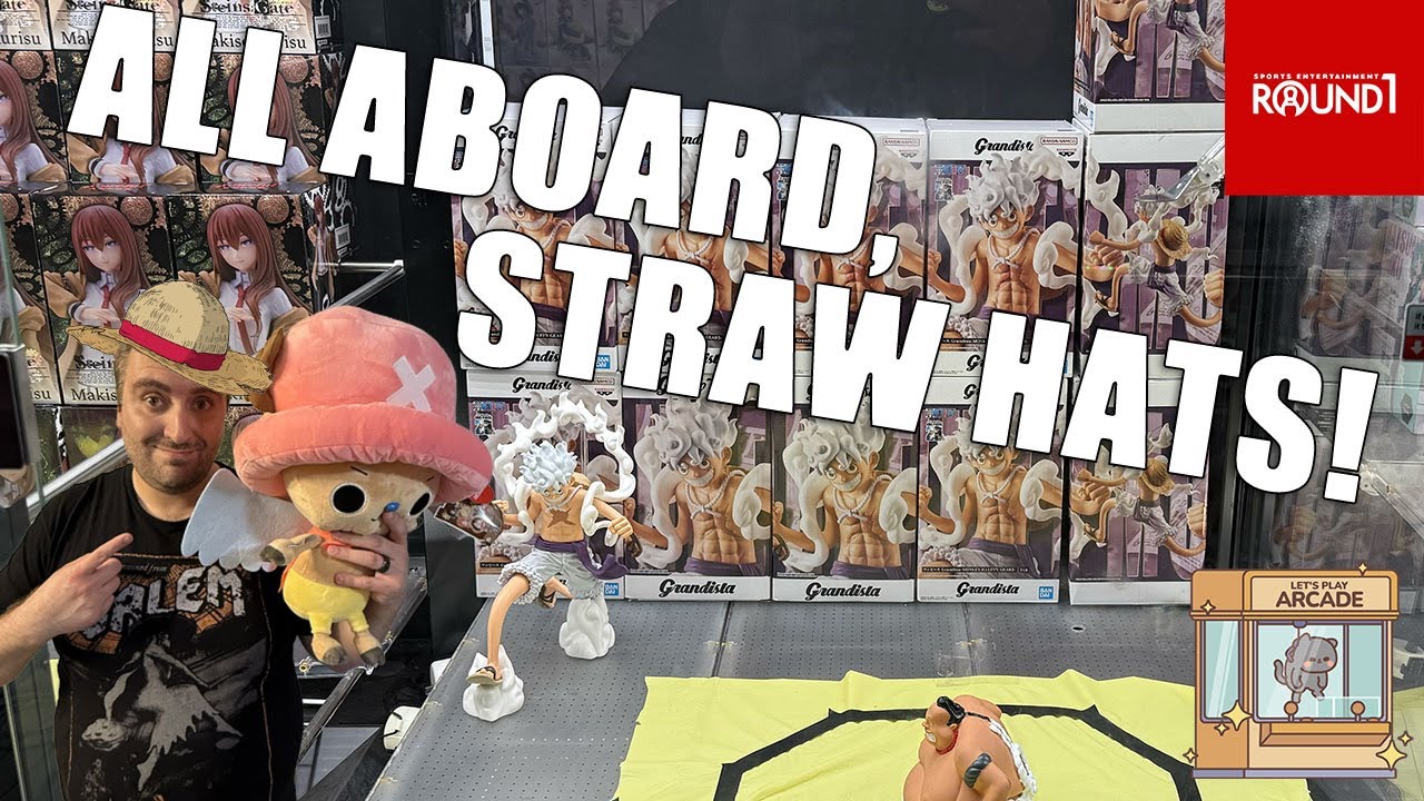 All Aboard! TONS of One Piece Claw Machine Prizes at Round1! - YouTube