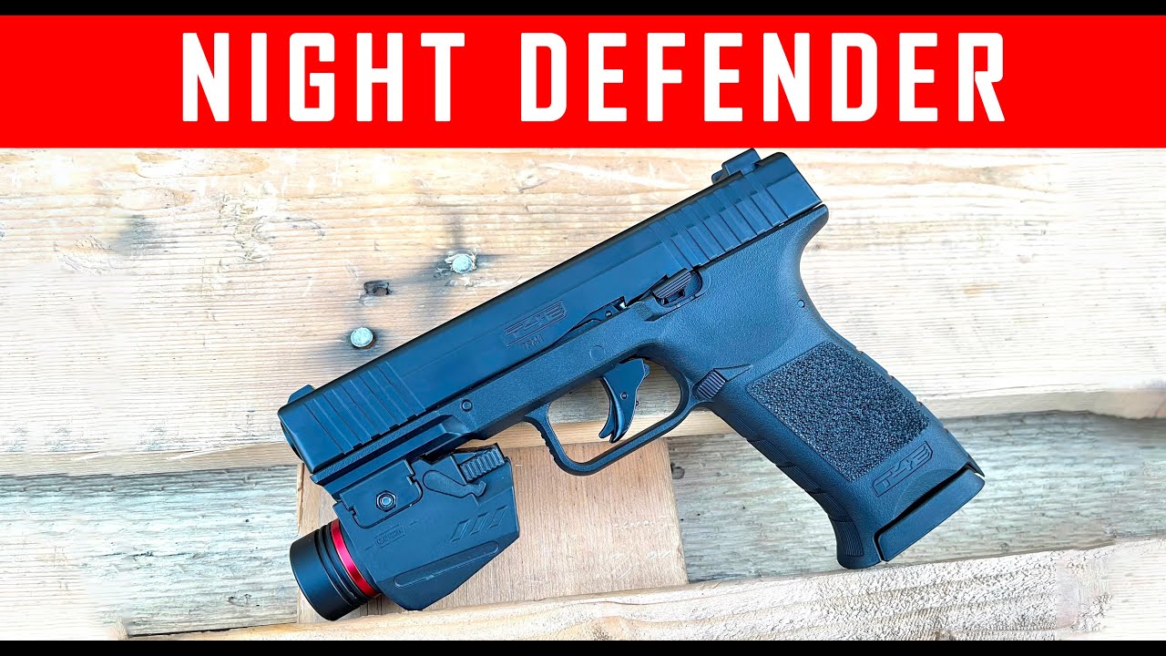 Night Defender Flashlight Laser Combo Demo #MCS - YouTube