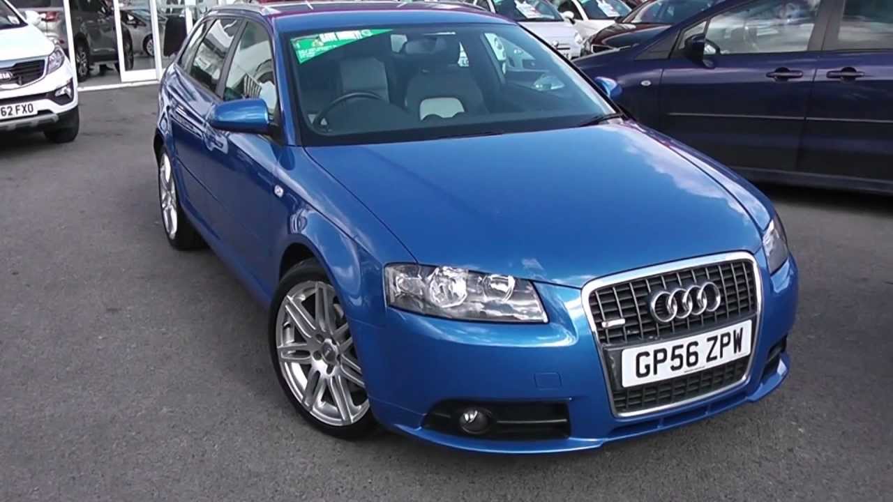 Used Car | Audi A3 Sportback S Line | GP56ZPW | Blue | Wessex Garages ...