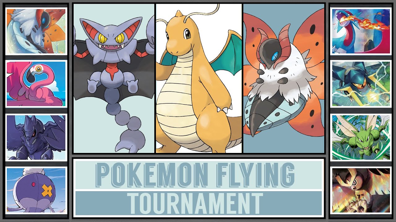 ALL REGIONS FLYING POKÉMON TOURNAMENT - YouTube