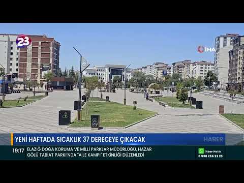 ELAZIĞ’DA SICAK HAVA ETKİSİNİ SÜRDÜRÜYOR
