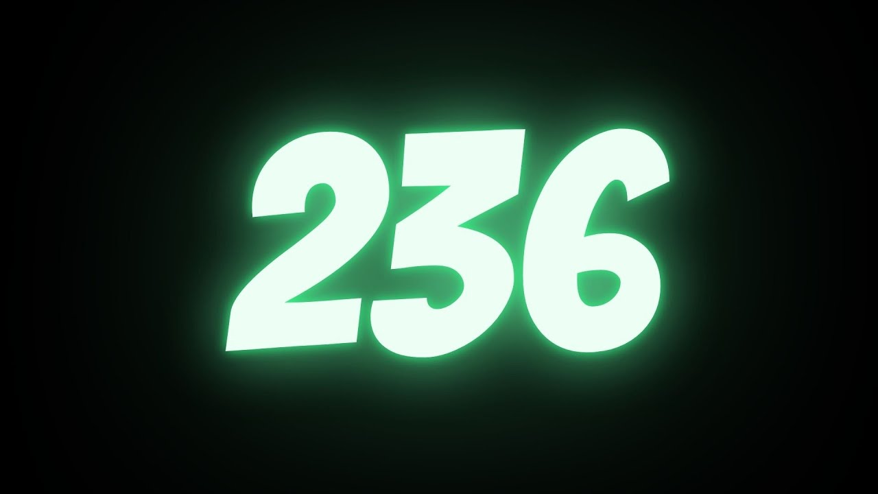 236 Seconds Countdown with Every Second Beeps | [03:56] 236s Timer Alarm Loud Noise When Ends ...