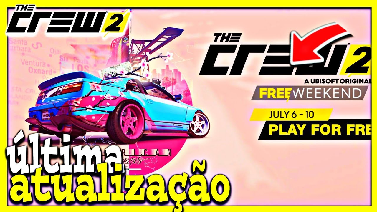 ÚLTIMA ATUALIZAÇÃO DO THE CREW 2 ??? LENDAS AMERICANAS || Juninho Silva ...