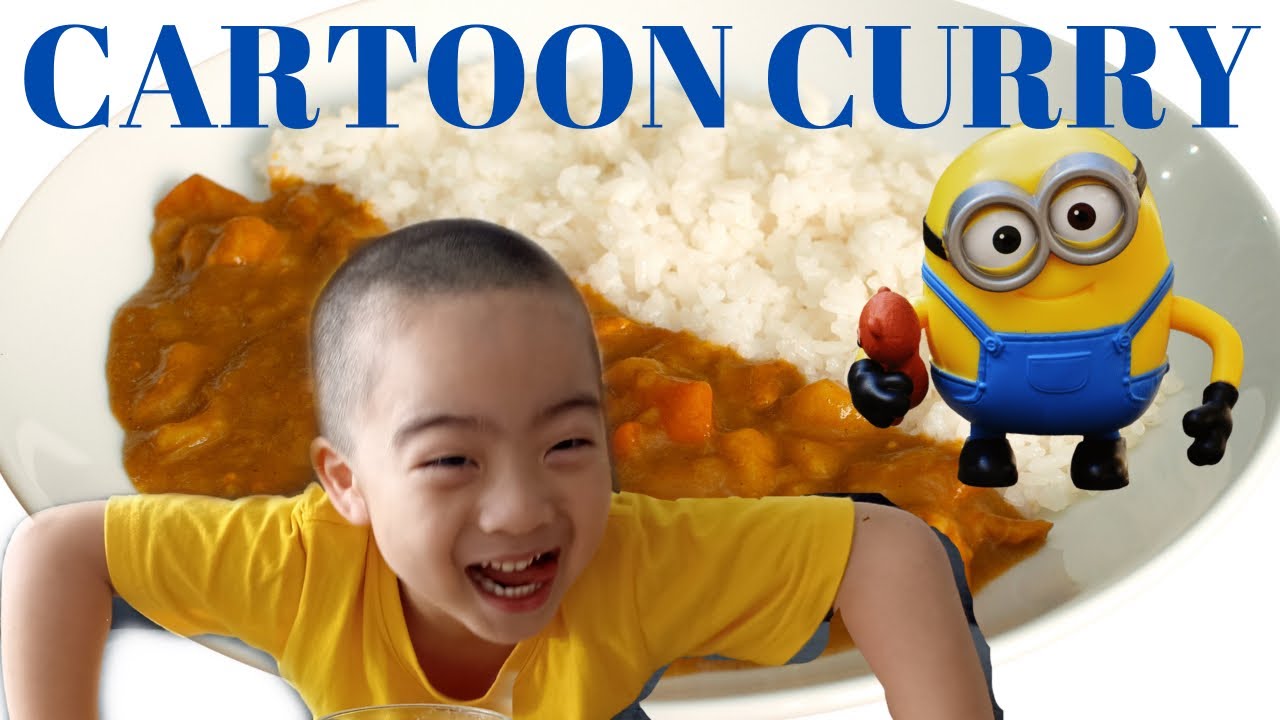 TRYING THE JAPANESE INSTANT CURRY!! Minions, Doraemon, Anpanman ...