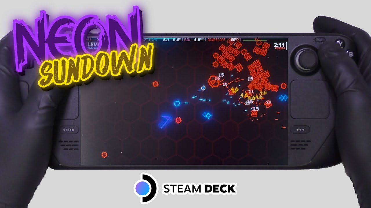 Neon Sundown | Steam Deck Gameplay | Steam OS - YouTube