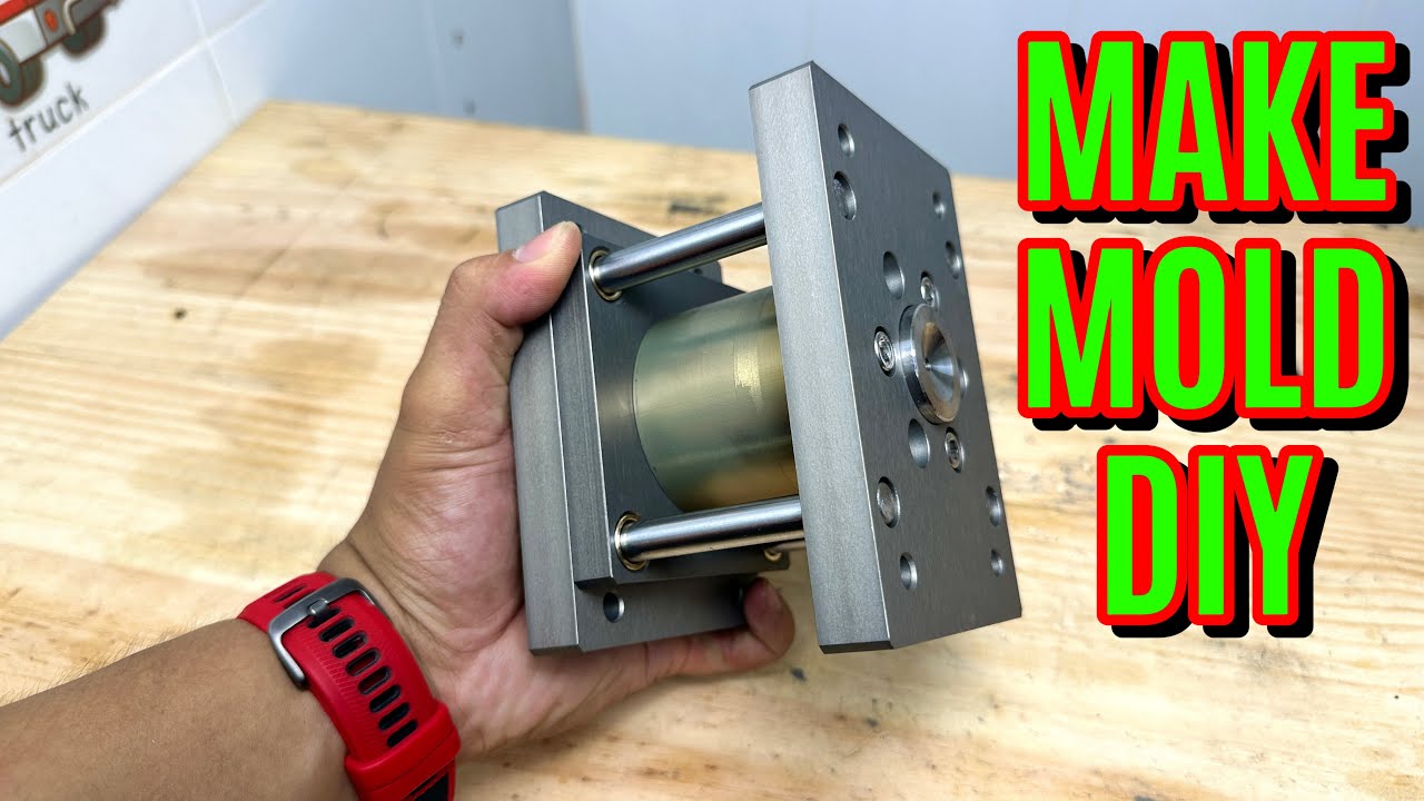 Make mold for Mini injection molding machine - YouTube