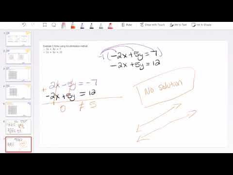 Elimination Method - YouTube