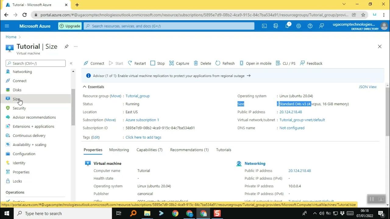 How to increase or decrease the size of your Azure Virtual Machine ...