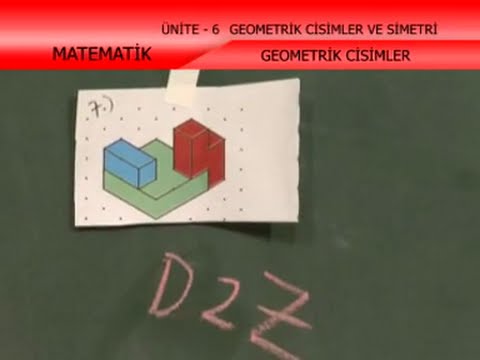 Çok Yüzlüler-Ara Kesitleri-Geometrik Cisimler - Simetri Eğim - İlköğretim 8. Sınıf Mat