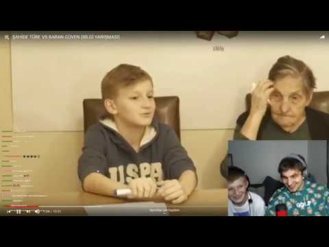 BERKCAN GÜVEN BARAN ile- Şahide Türe VS Baran Güven YARIŞMA İZLİYOR    (EFSANE)