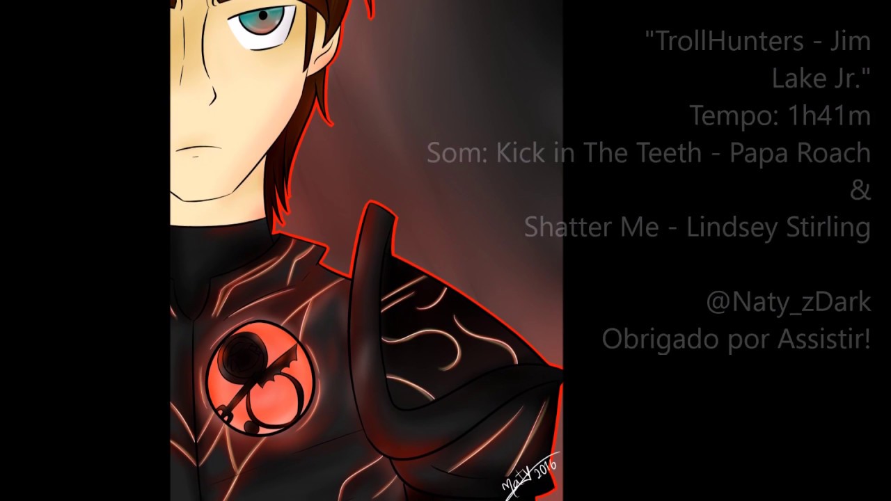 (SPEEDPAINT) Jim Lake Jr. - TrollHunters "Eclipse is Mine to Command ...