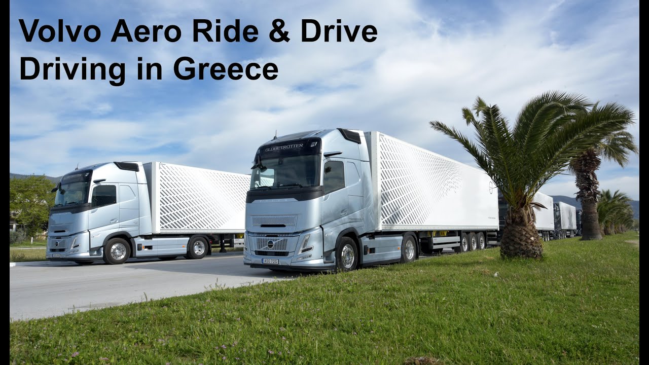BIGtruck Driving the Volvo FH Aero in Greece - YouTube