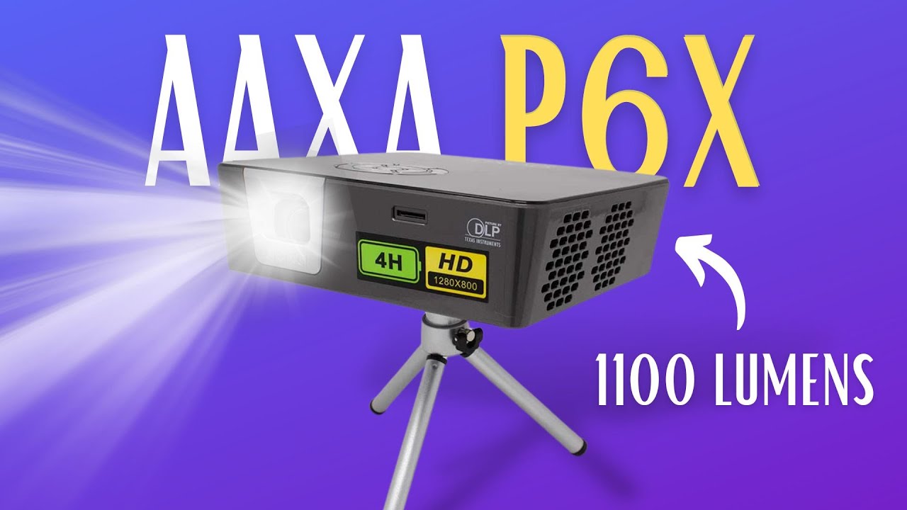 AAXA P6X Pico Projector Unboxing & Review | World's Brightest Battery ...