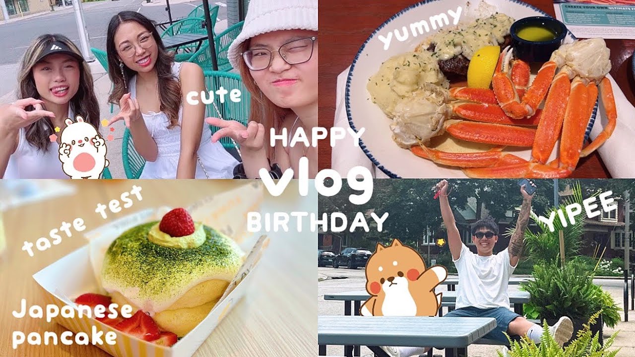 vlog | happy birthday to me! ft fuwa fuwa japanese pancake, board game ...
