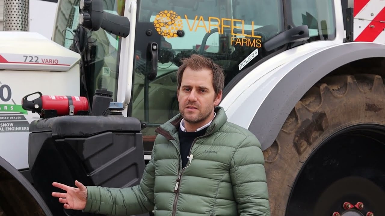Varfell Farms Save 1/2 a Day with the 420/80R50 BKT Rowcrop Tyre - YouTube