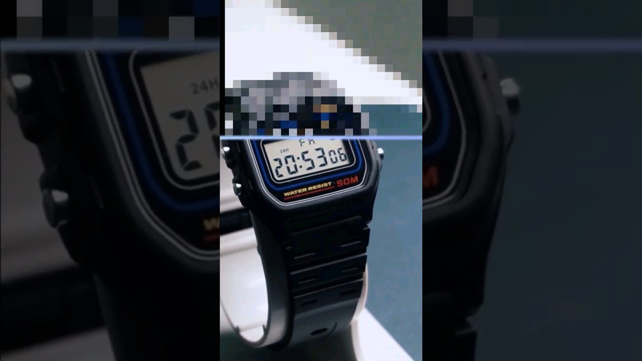 If Casio F-91W gained fat you get W-59 #Casio #w59 #f91w - YouTube