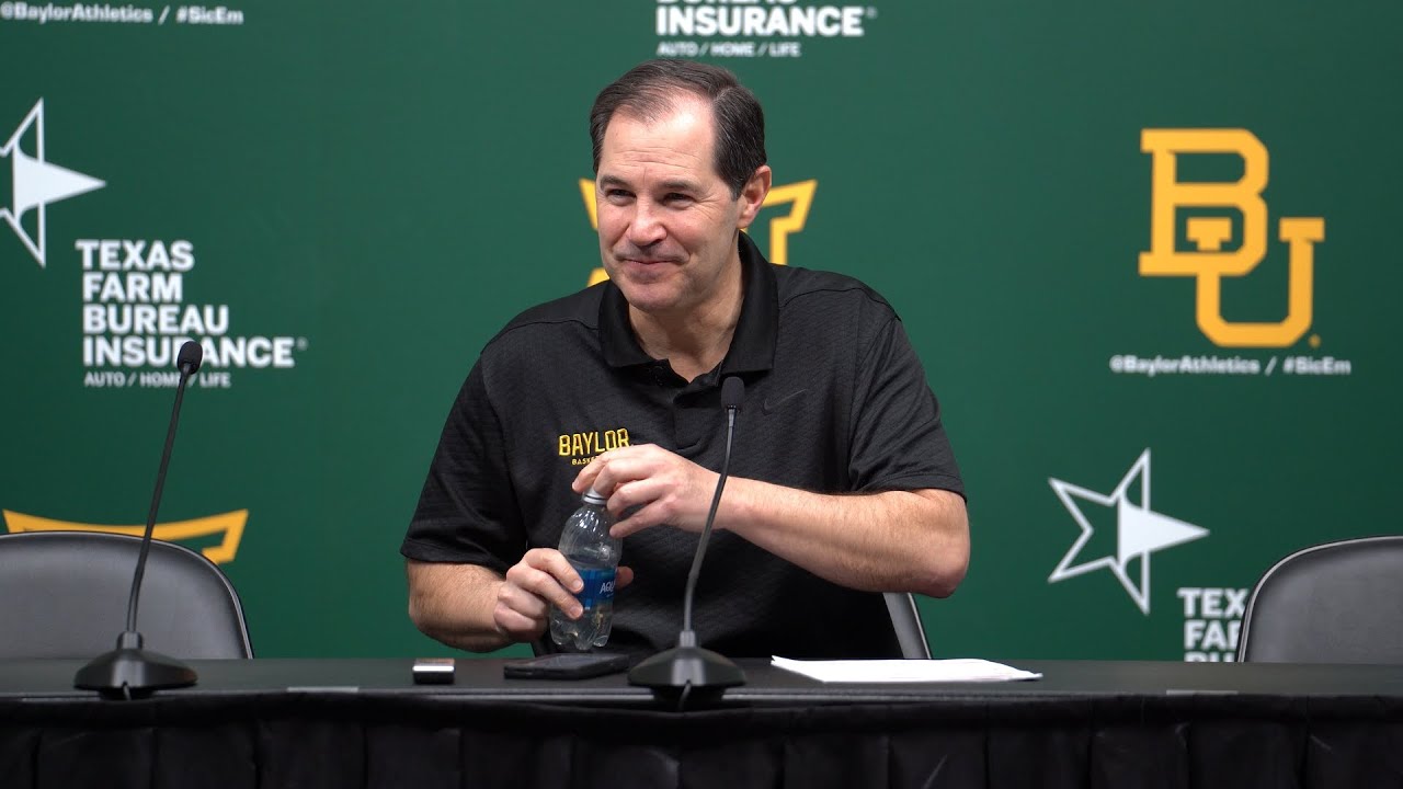 Presser: Drew & Players Answer Questions Ahead of Baylor Basketball's ...
