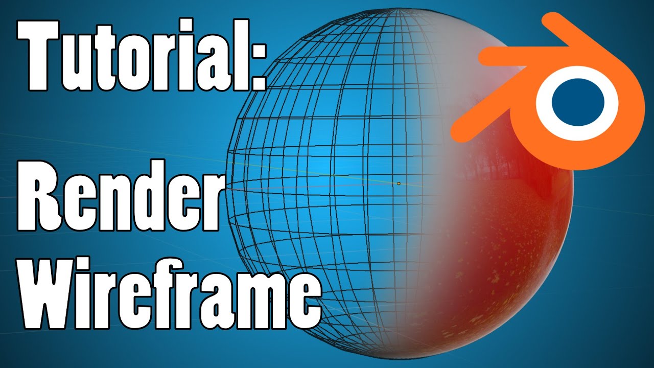 Blender Tutorial: How to Render Wireframe - YouTube