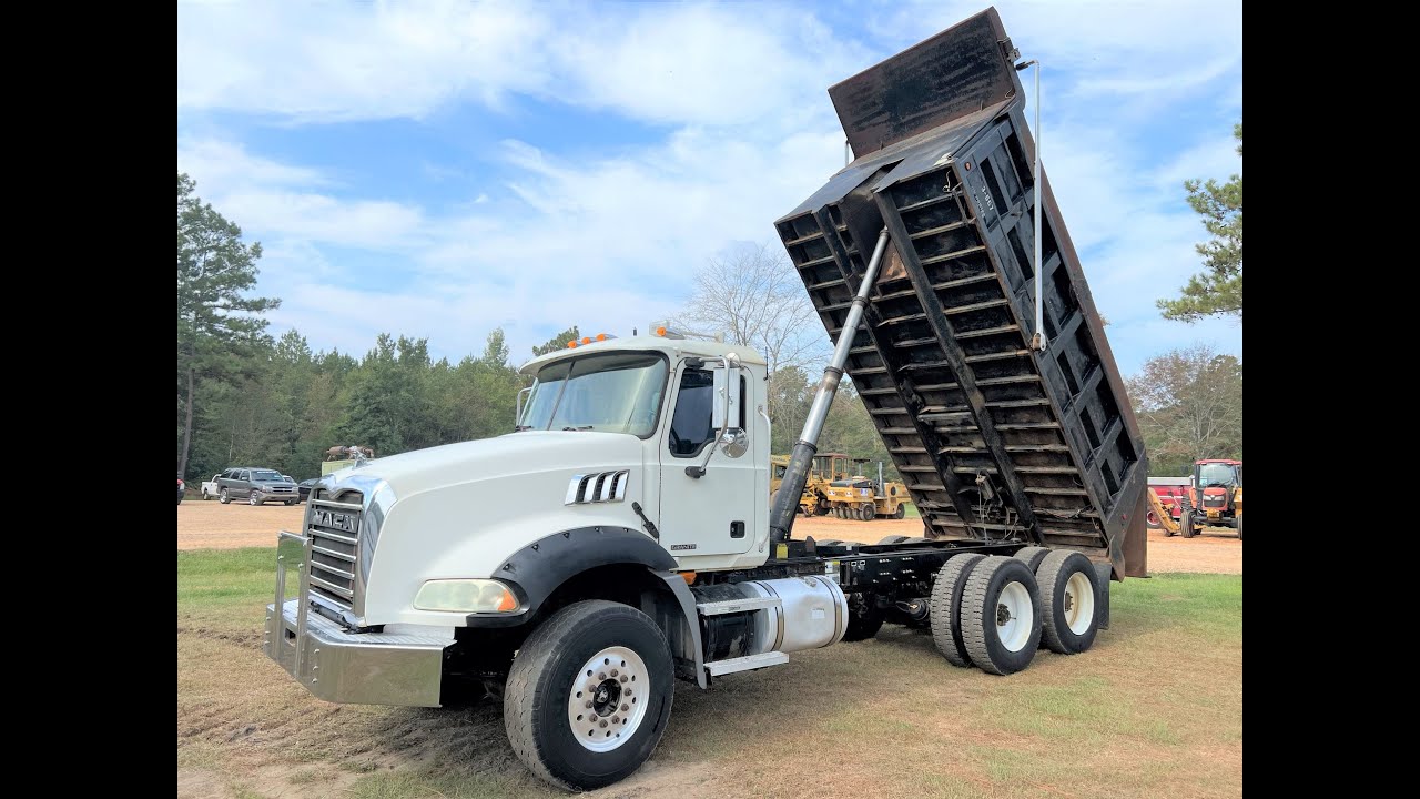 2006 Mack CT713 Day Cab Tandem Dump Truck VN2557 Lot#417 - YouTube